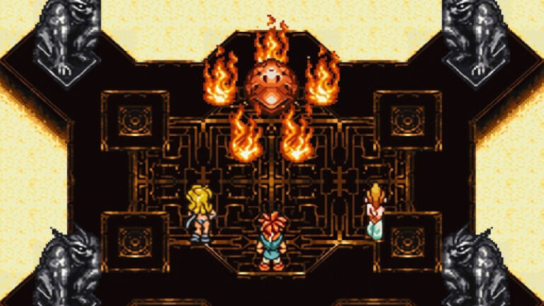 クロノトリガーのボス「サンオブサン」戦 - 紅桔梗の森